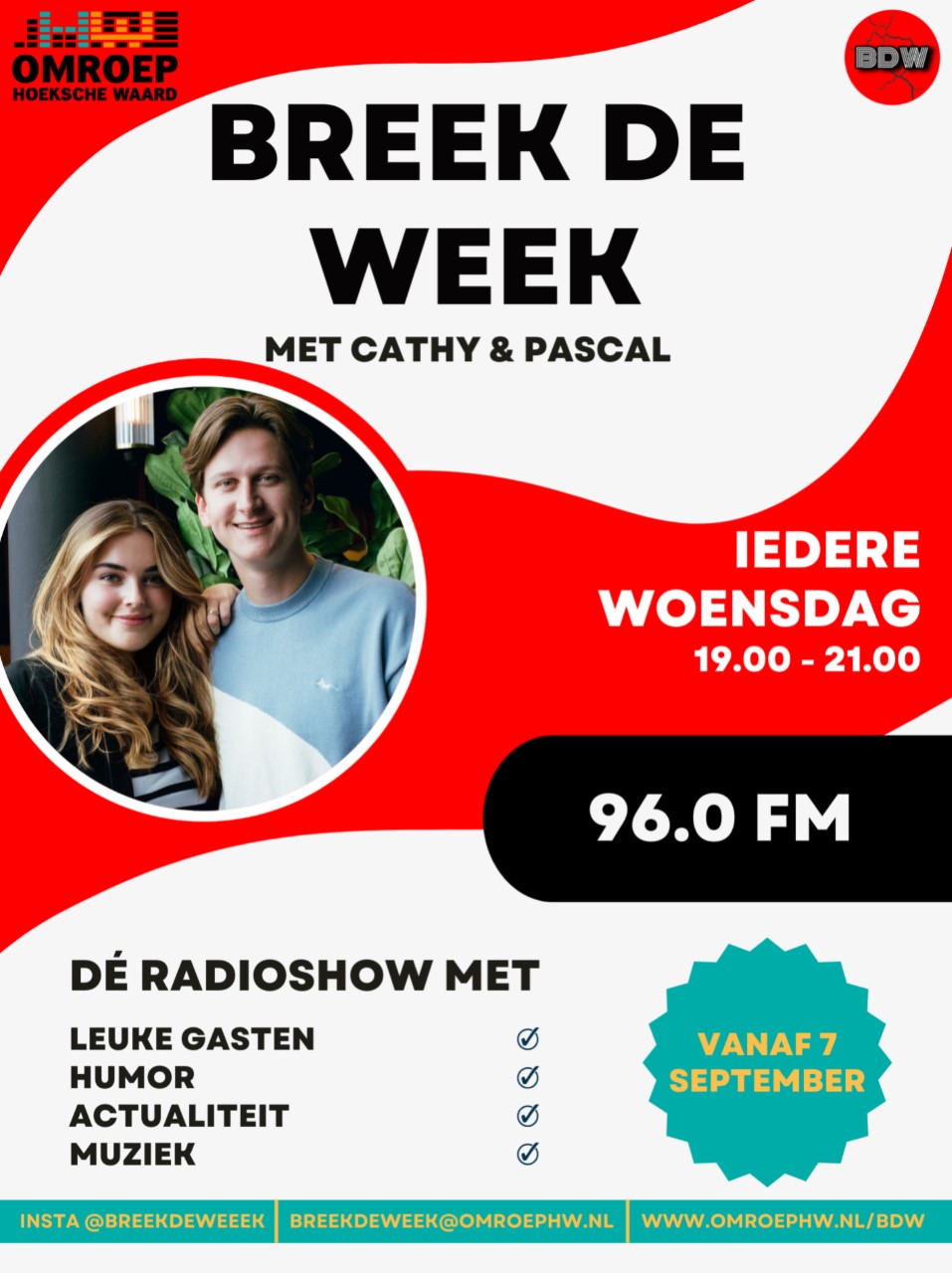 Breek de Week, Dé nieuwe show van Omroep HW! – Omroep Hoeksche Waard